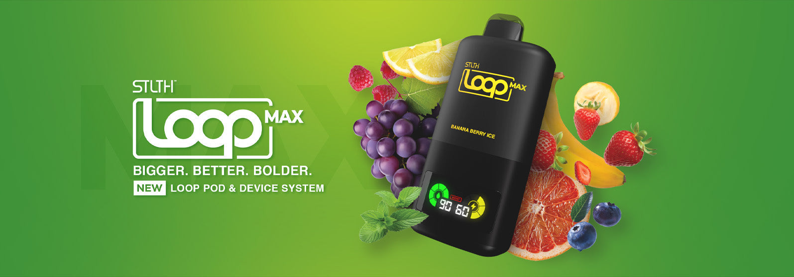 Shop STLTH Loop Max E-Liquid Pods | Free Shipping Over $75 — NVB Inc.