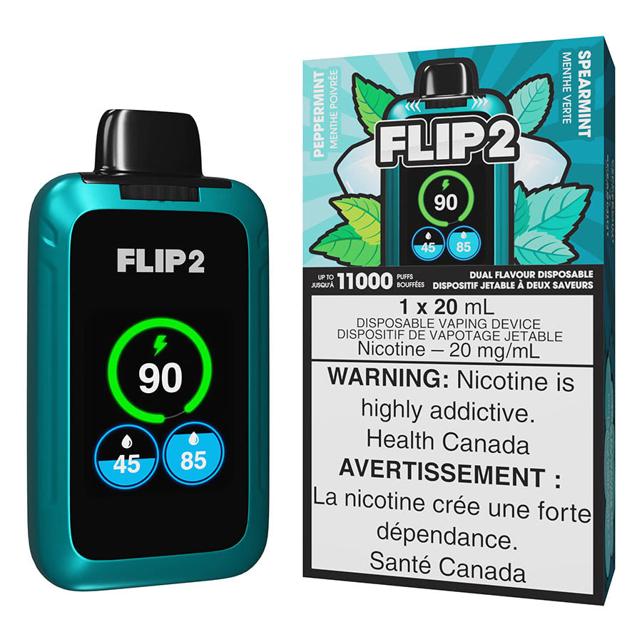 Flip 2 Disposable Vape Device - Peppermint And Spearmint | Free ...