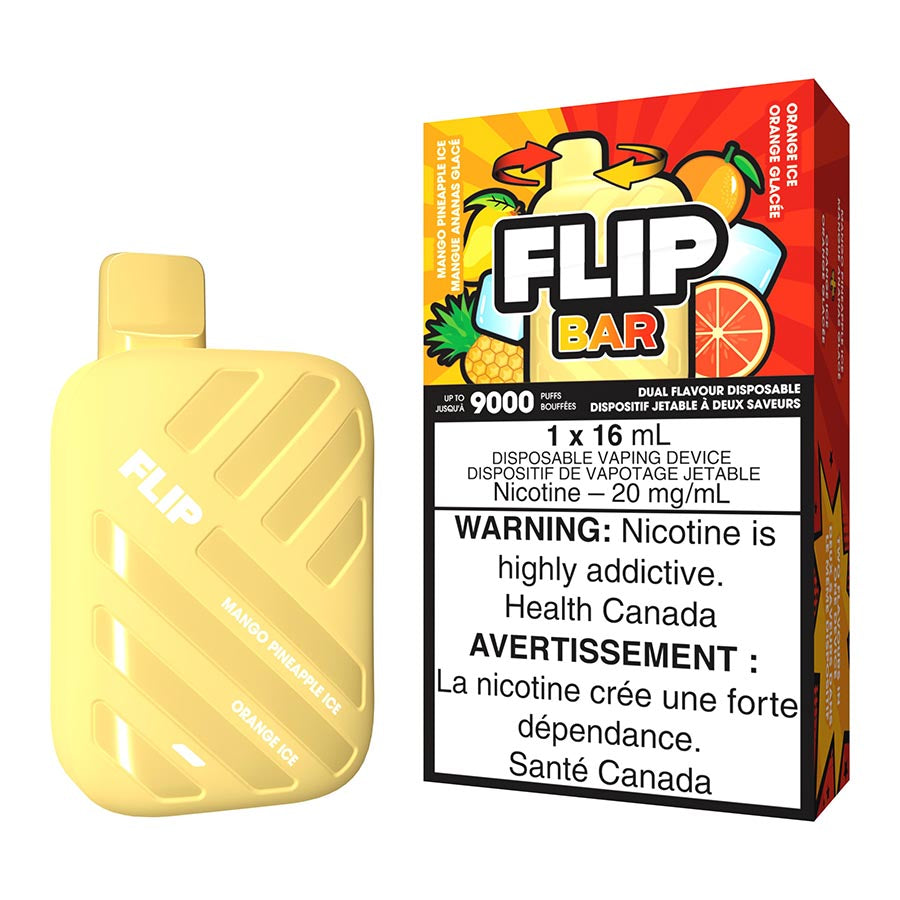 Flip Bar Disposable Vape Device - Mango Pineapple Ice And Orange Ice ...