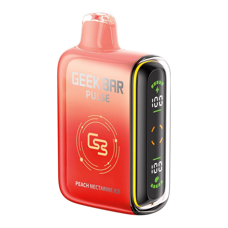 Geek Bar Pulse Disposable Vape Device - Peach Nectarine Ice 16ml | Free ...