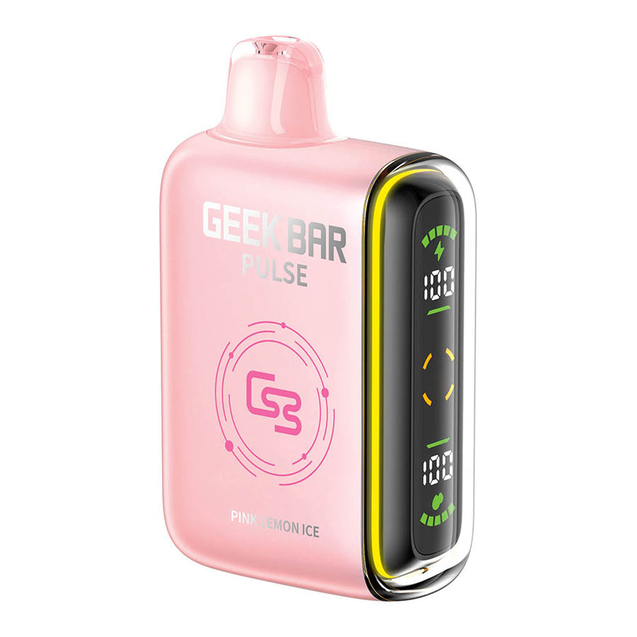 Geek Bar Pulse Disposable Vape Device - Pink Lemon Ice 16ml | Free ...