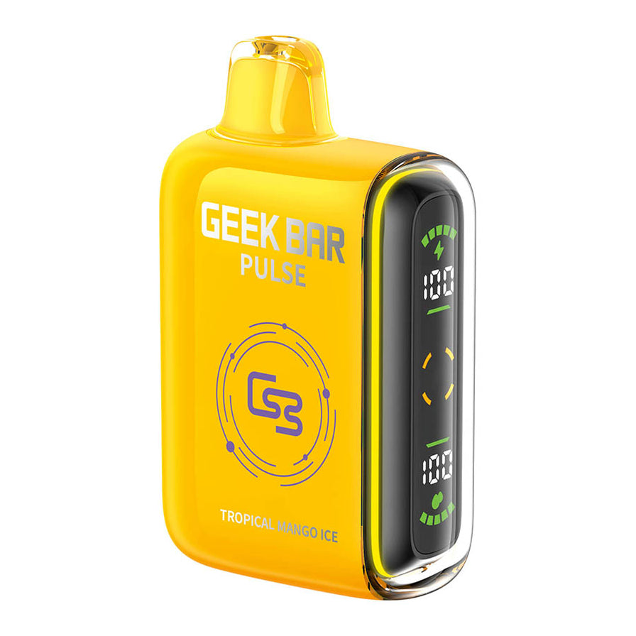 Geek Bar Pulse Disposable Vape Device - Tropical Mango Ice 16ml | Free ...