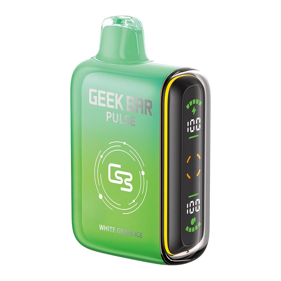 Geek Bar Pulse Disposable Vape Device - White Grape Ice 16ml | Free ...