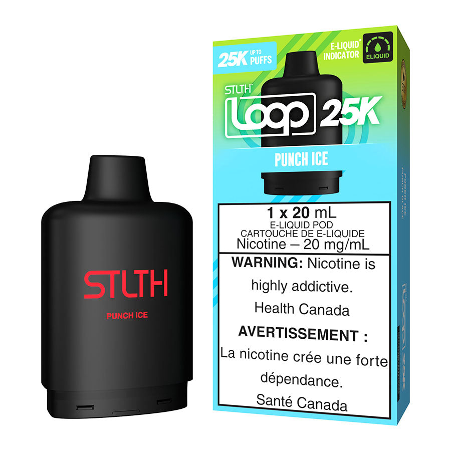 STLTH Loop 25K E-Liquid Pod Pack - Punch Ice 20ml | Free Shipping $75 ...