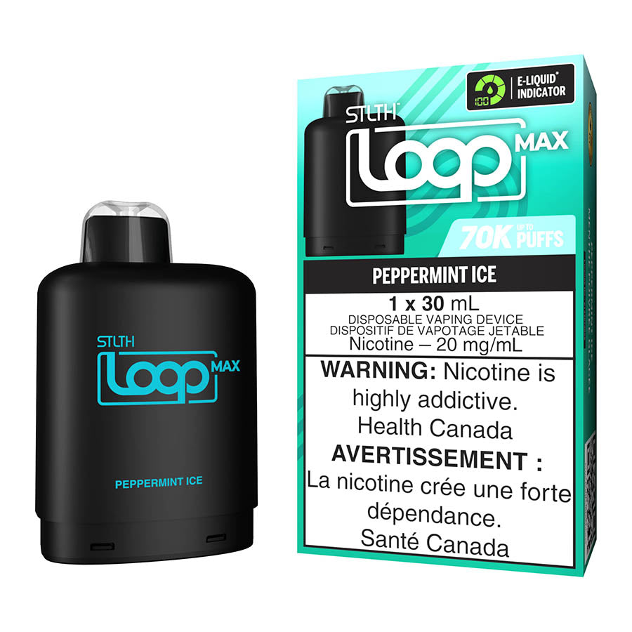 STLTH Loop Max E-Liquid Pod Pack - Peppermint Ice 30ml | Free Shipping ...