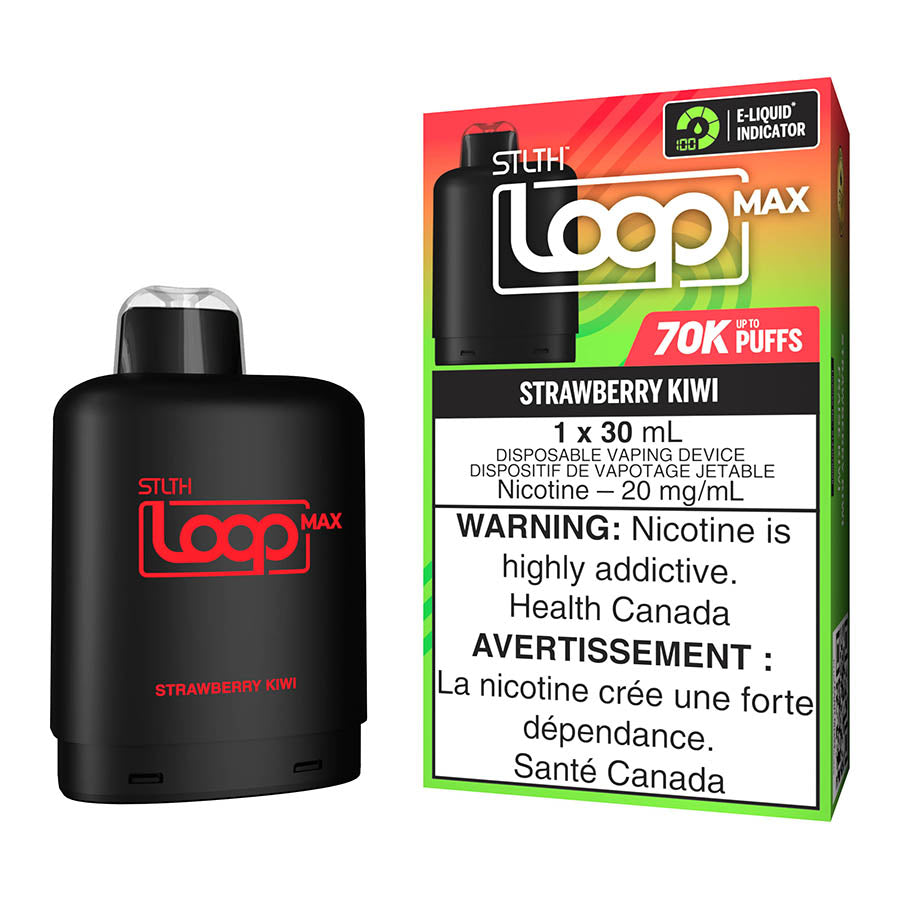 STLTH Loop Max E-Liquid Pod Pack - Strawberry Kiwi 30ml | Free Shipping ...