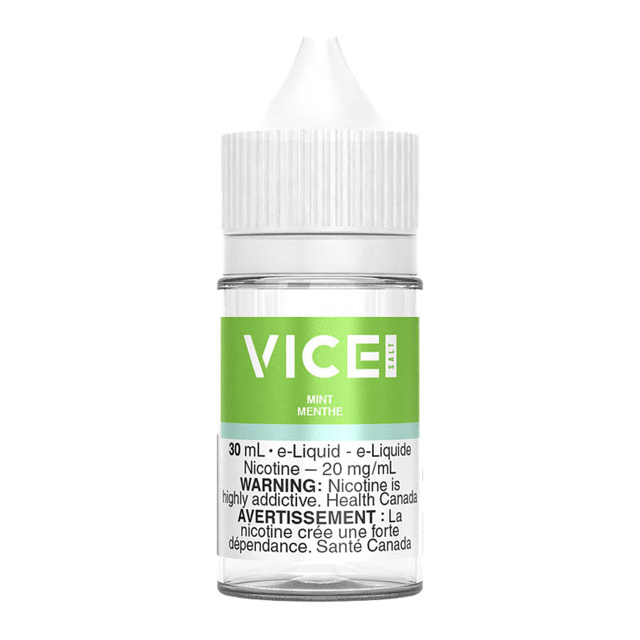 Vice Salt Nic E-Liquid - Mint 30ml | Free Shipping $75+ — NVB Inc.