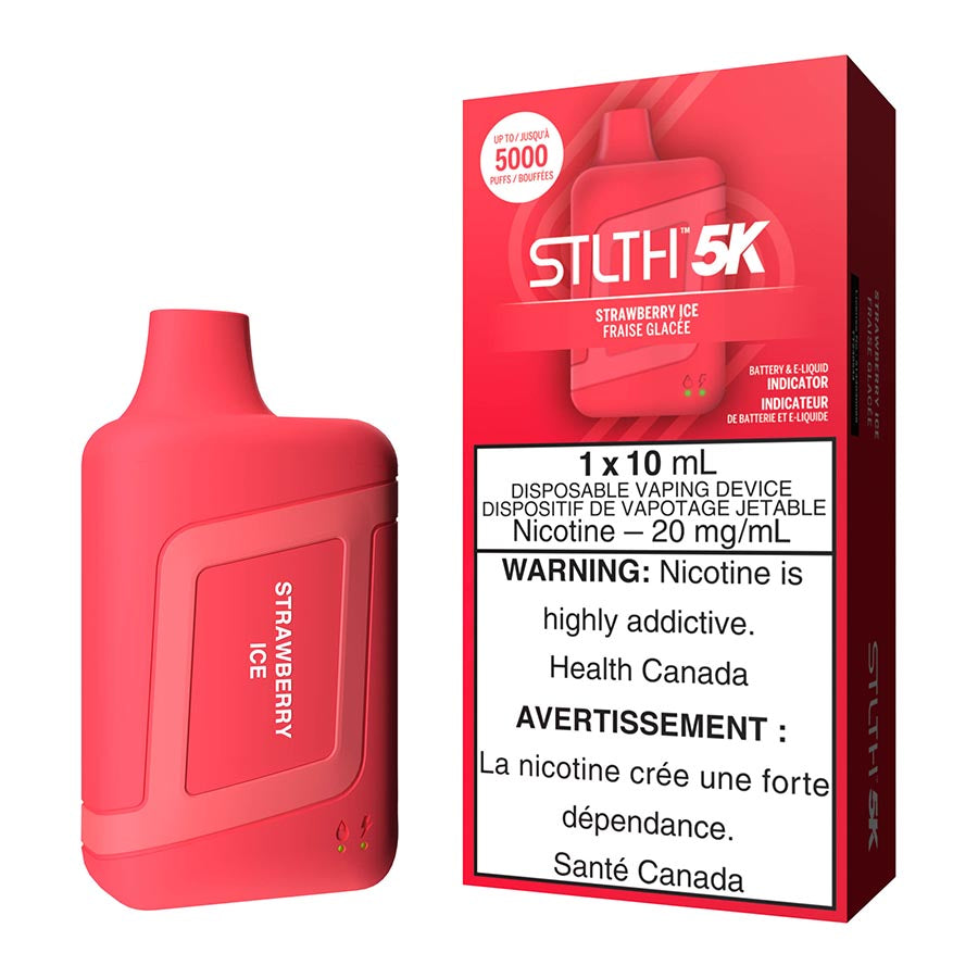 STLTH 5K Disposable Vape Device - Strawberry Ice | Free Shipping $75 ...